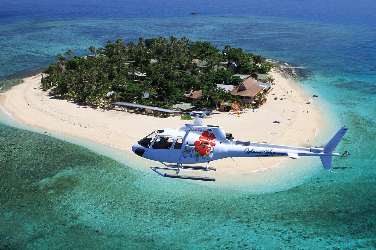 Helicopter transfers in Fiji - Pacific Island Living - Travel & Tourism ...